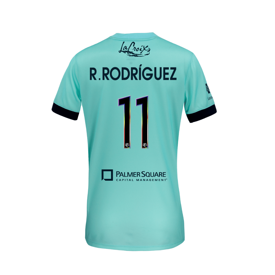 KC Current 2025 Nike Youth Replica Secondary Pride R. Rodriguez Kit – Kansas City Current Team Store