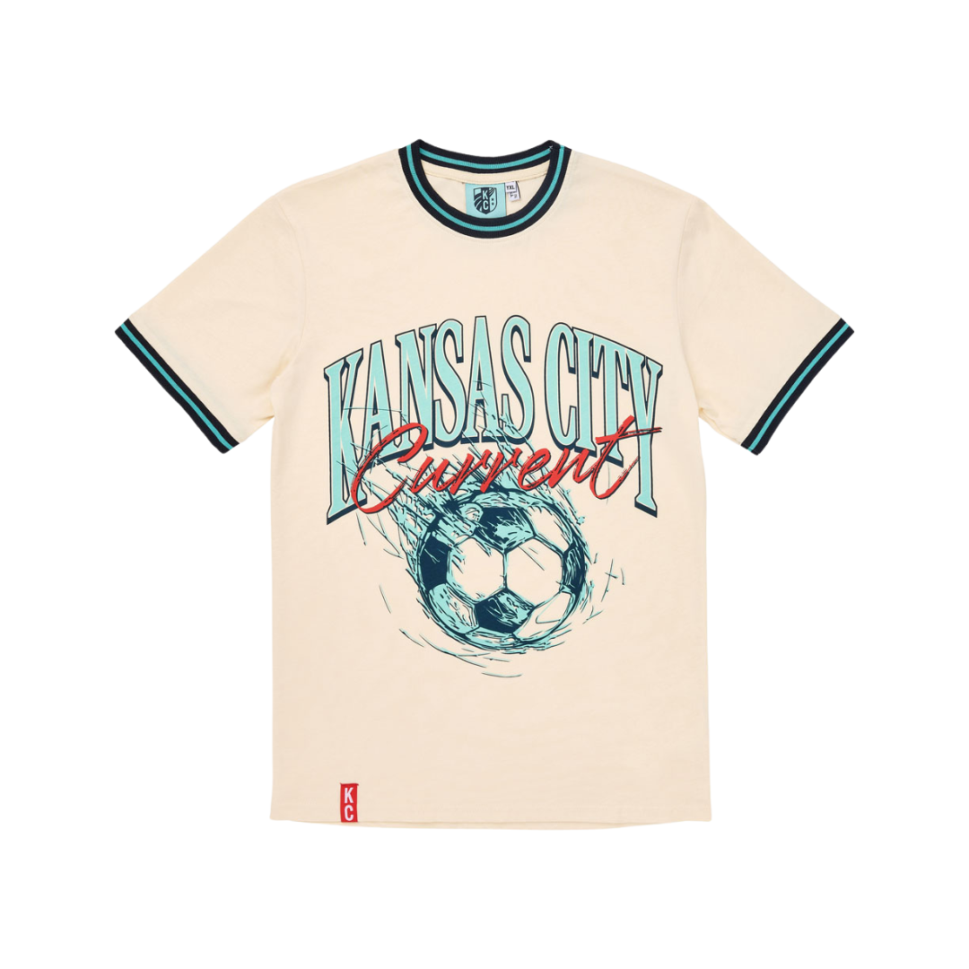 KC Current Youth Soccer Ball Ringer T-Shirt – Kansas City Current Team ...