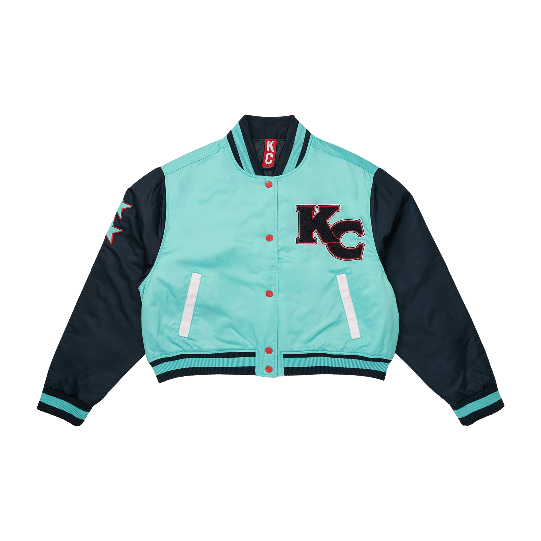 KC Current Women's Crop Varsity Jacket – Kansas City Current Team Store