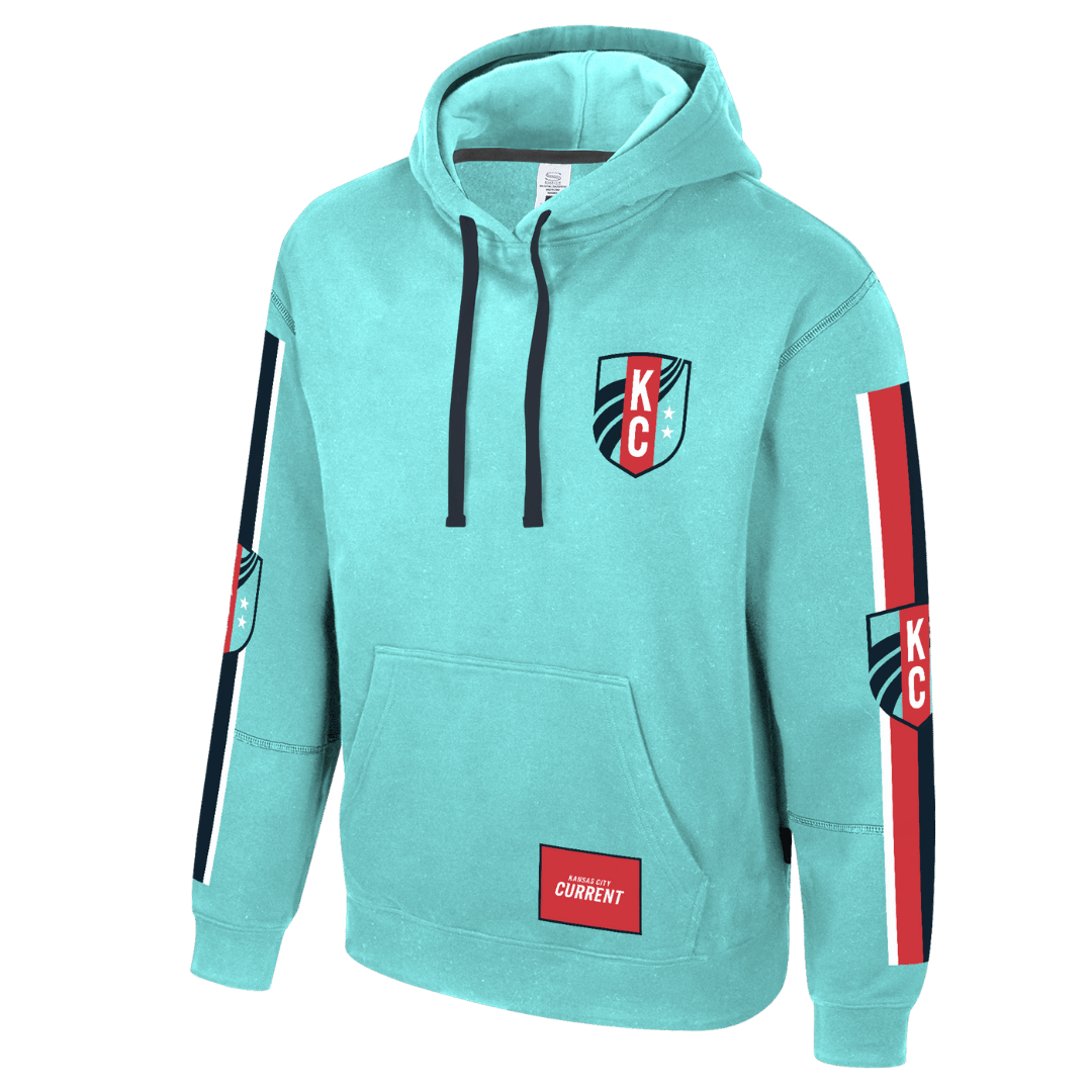 KC Current Unisex Stride Sleeve Hoodie – Kansas City Current Team Store