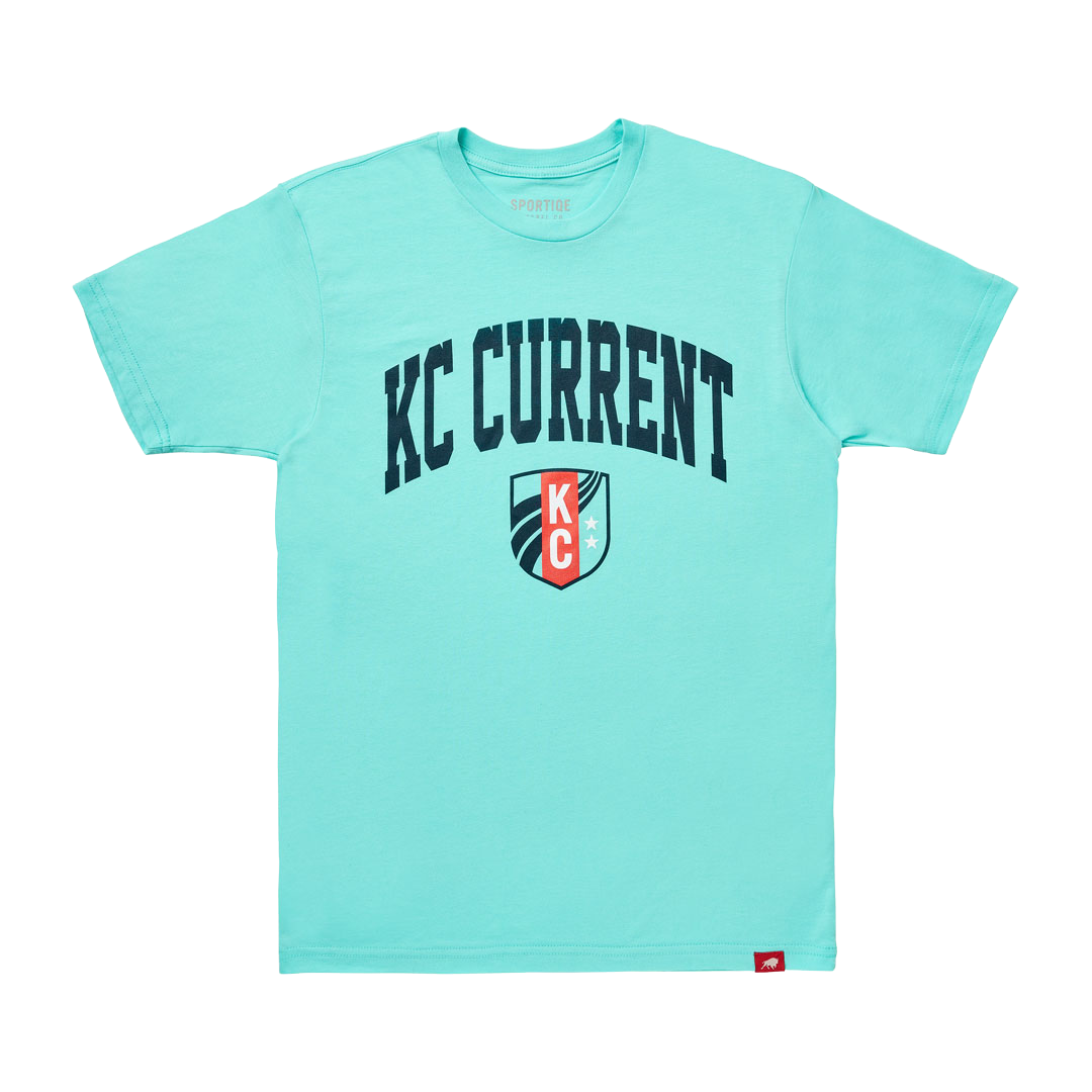 KC Current Unisex Varsity Arch Comfy T-Shirt – Kansas City Current Team ...