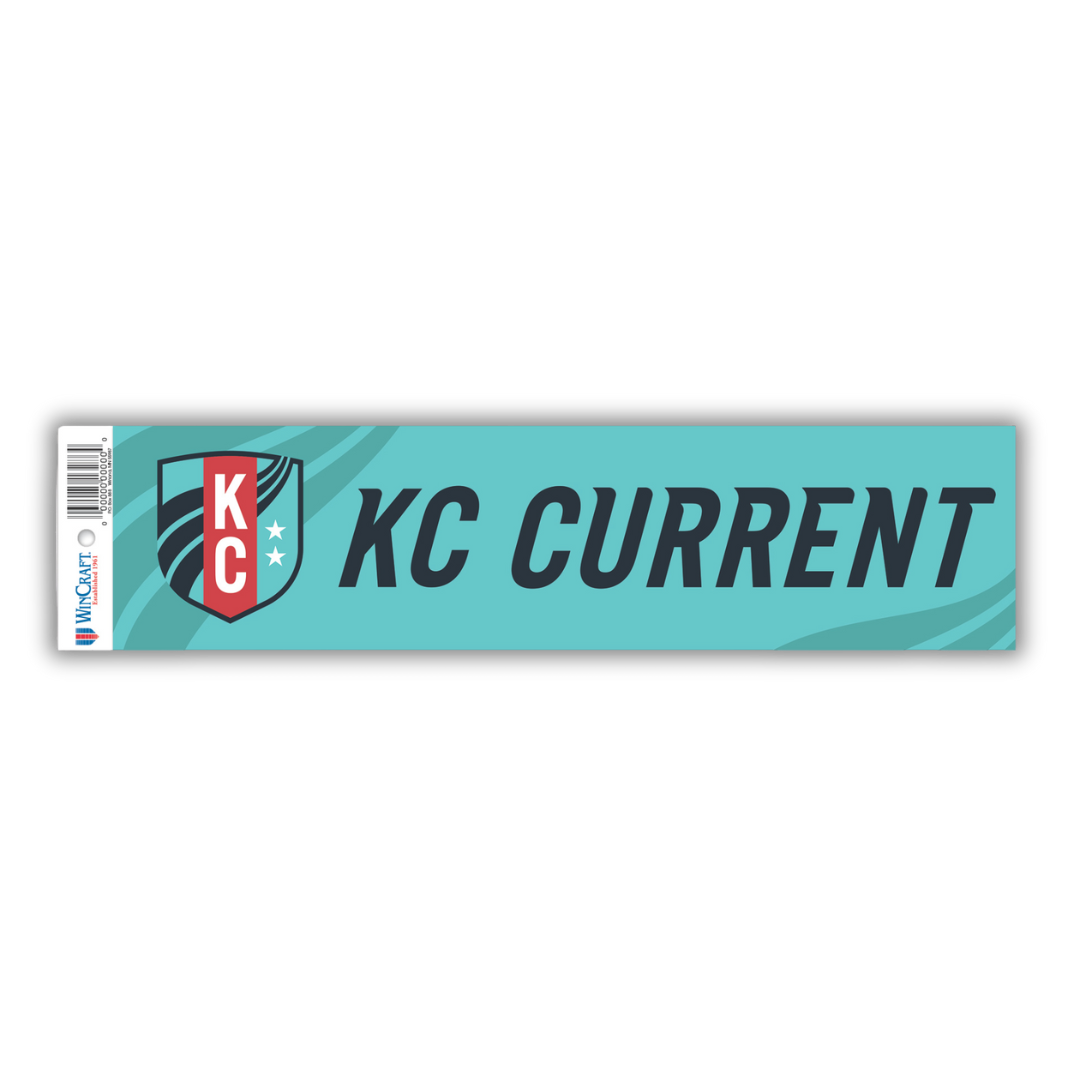 KC Current Bumper Sticker – Kansas City Current Team Store
