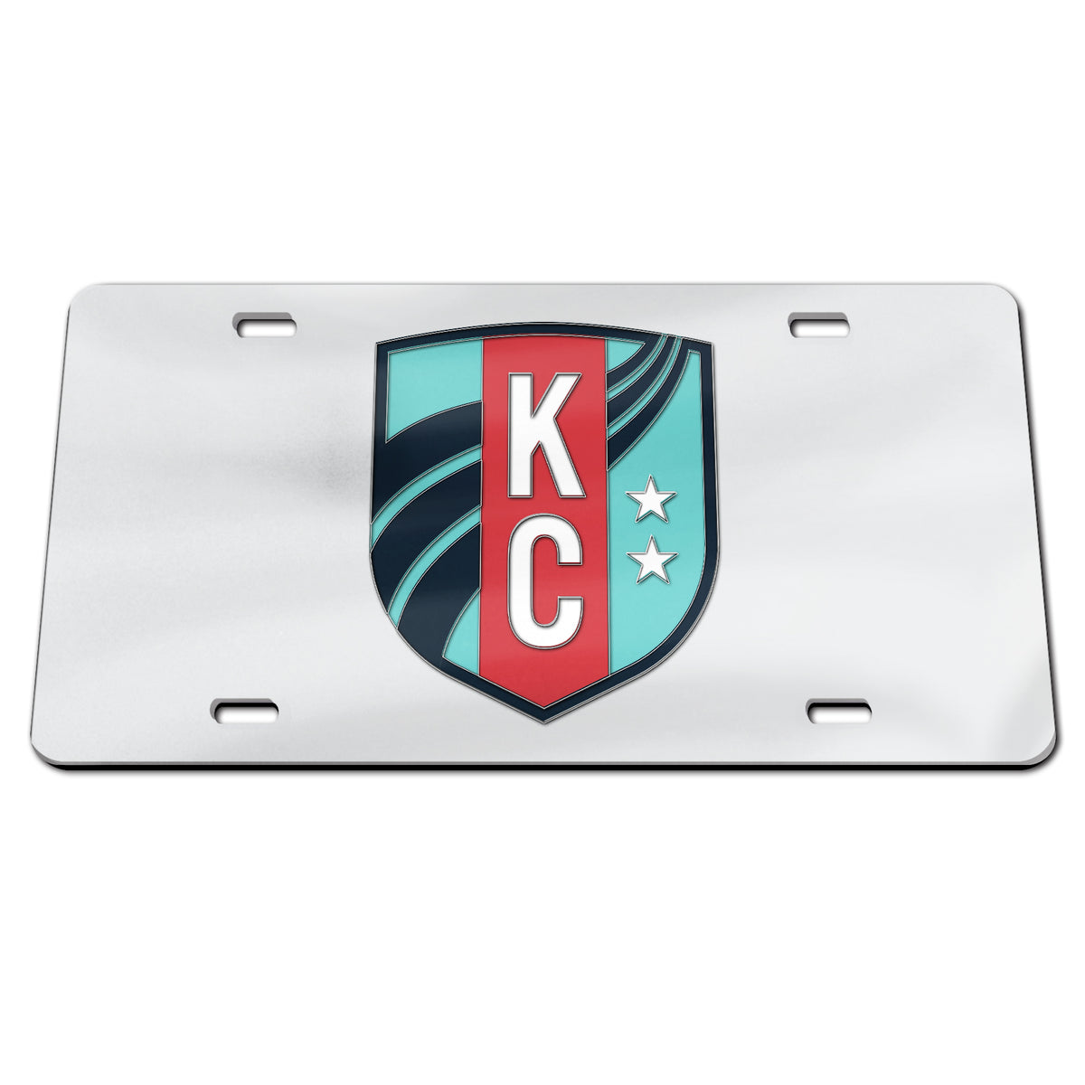 KC Current Chrome License Plate – Kansas City Current Team Store