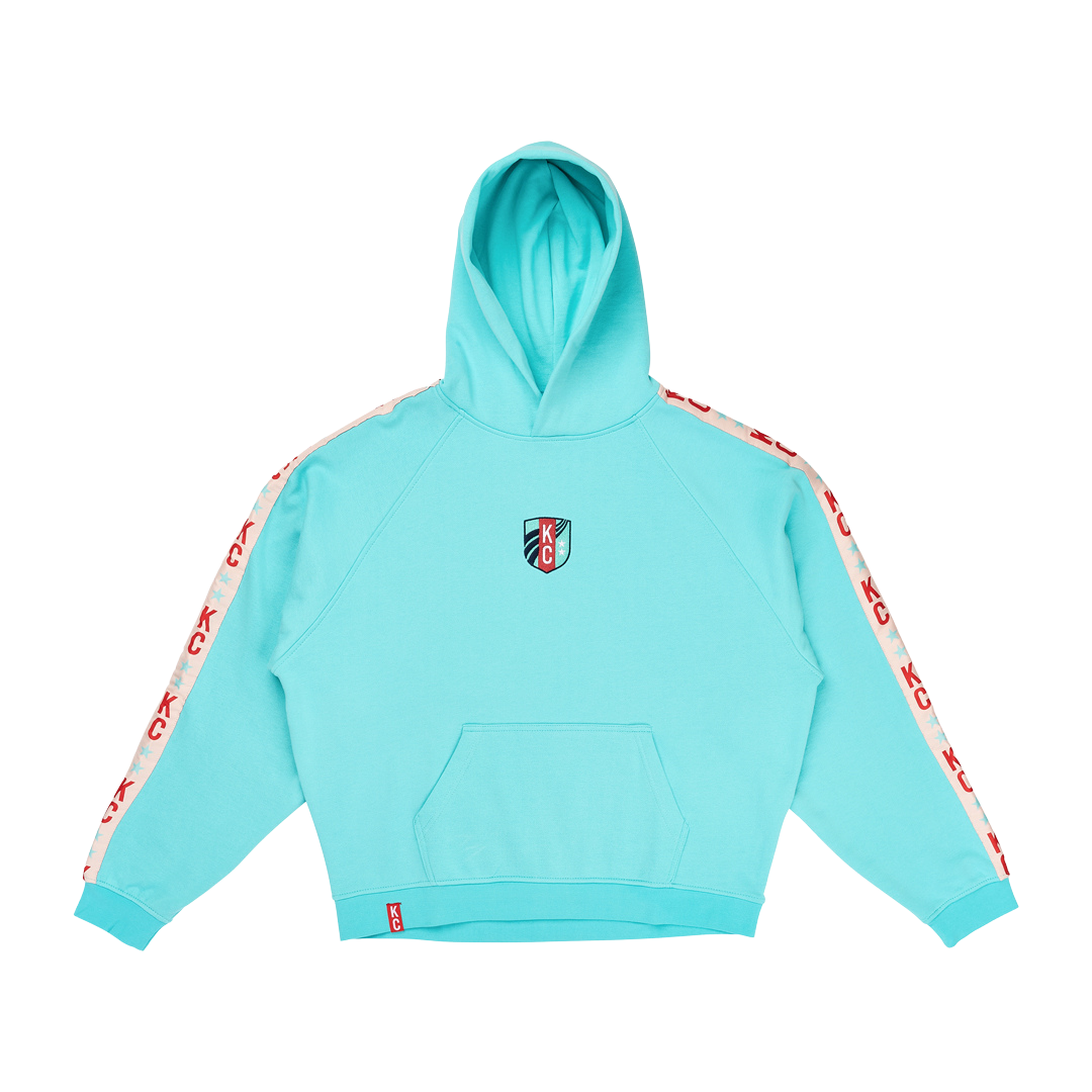 KC Current Unisex Crest Detail Oversized Hoodie – Kansas City Current ...