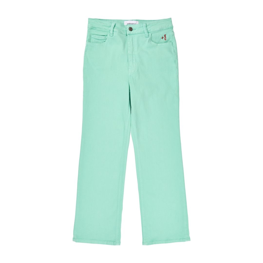 KC Current Women's Teal Mersea Straight Leg Jeans – Kansas City Current ...