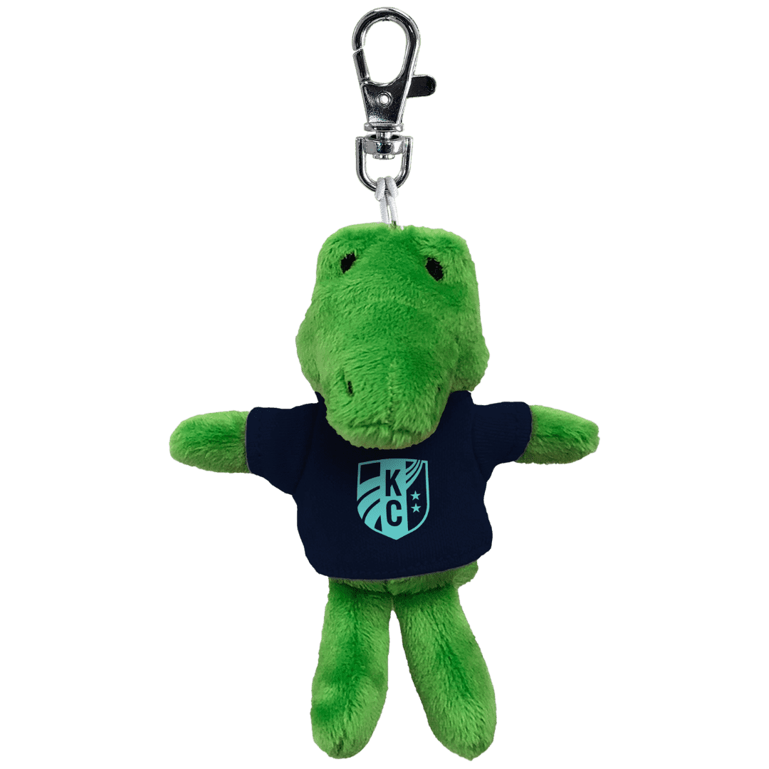KC Current Plush Keychain Alligator – Kansas City Current Team Store