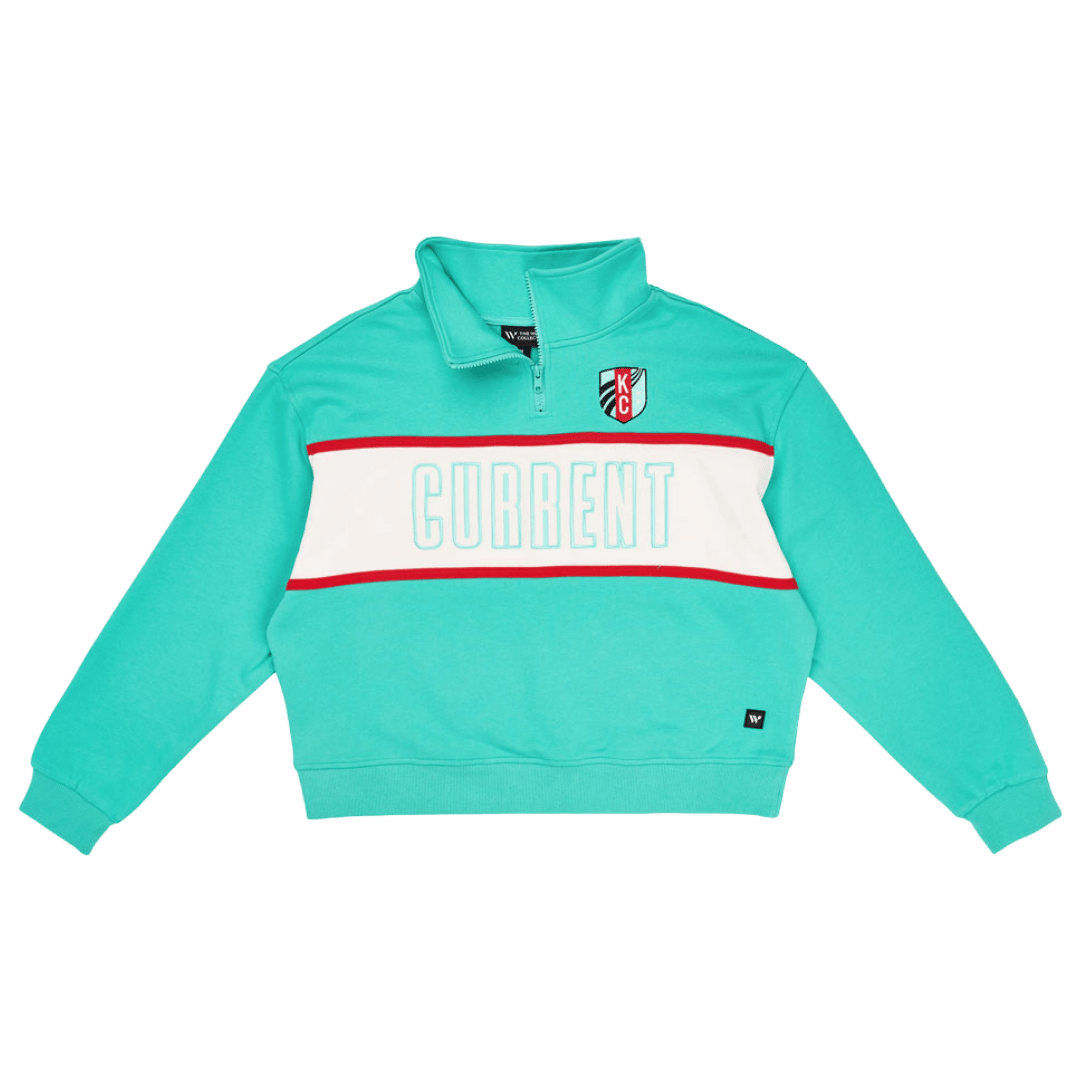 KC Current Women's Iconic Teal Quarter-Zip – Kansas City Current Team Store